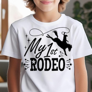 My First Rodeo SVG Cut File Cowboy Svg Png for Cricut First Birthday ...