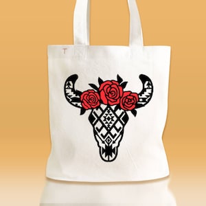 Cow Skull Aztec Pattern SVG Cow Skull Bundle Print Art Cut - Etsy