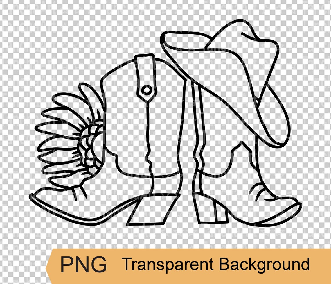 Cowboy Boots Print Art Svg Country Floral Decor Svg Png - Etsy