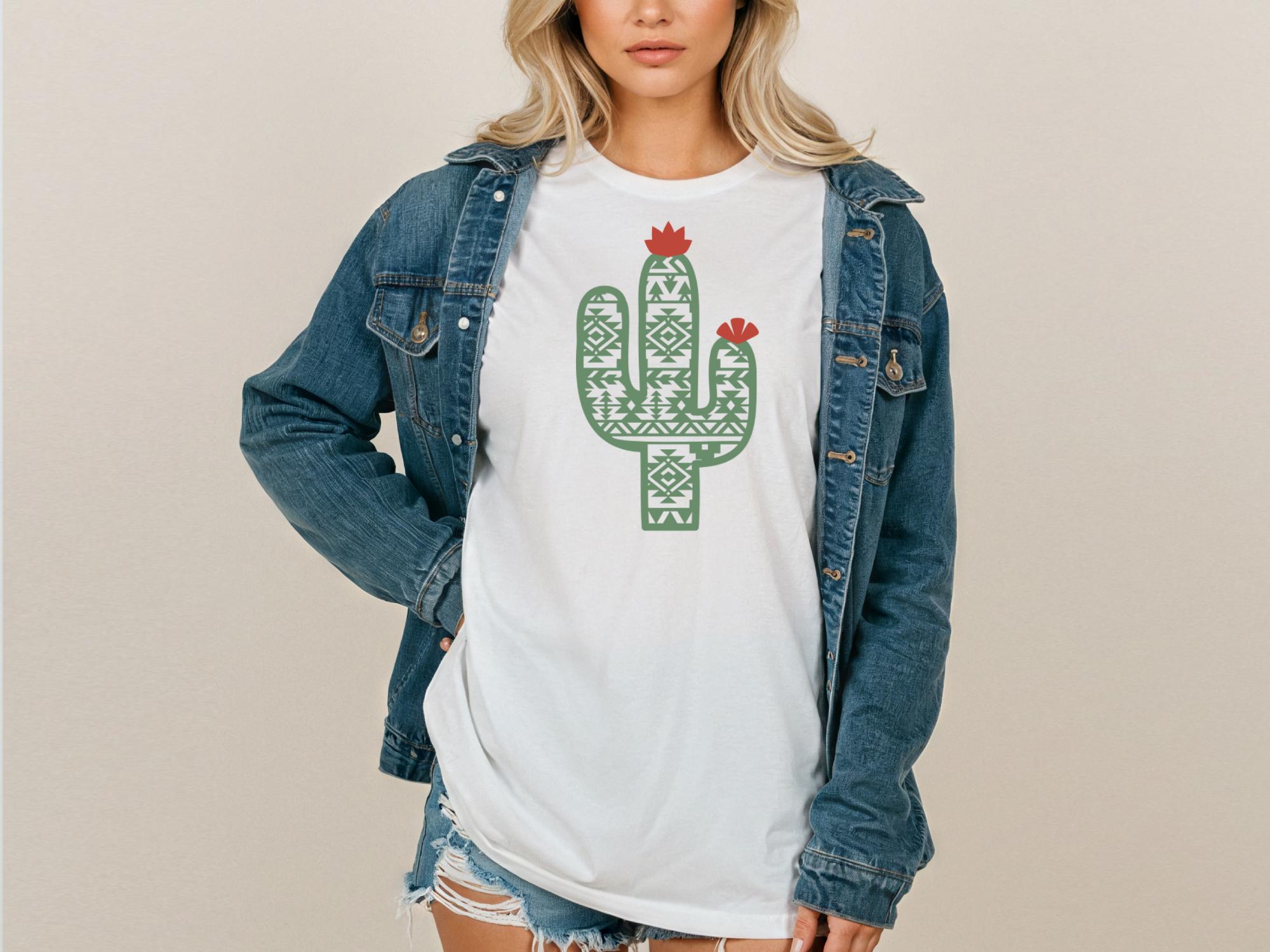Aztec Cactus SVG Bundle, Southwestern Desert Clipart, Boho Saguaro Cut ...