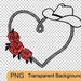 Rope Frame Svg Valentines Day Heart Cricut I Love Cowboys - Etsy