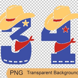 Cowboy Numbers Birthday SVG Cut File for Cricut, Western Wild West ...
