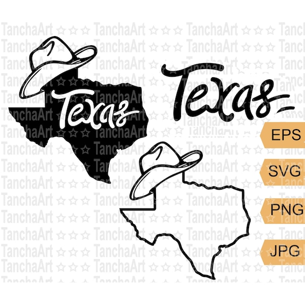 Texas Outline - Etsy