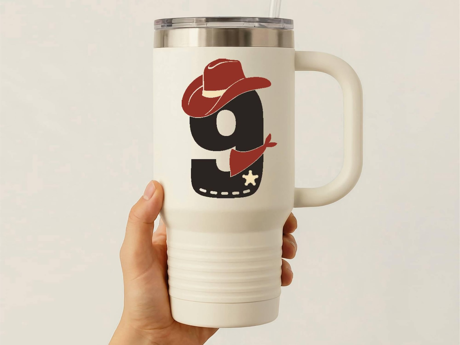 Cowboy Numbers SVG Bundle | Western Birthday Number | Rodeo Hat Clipart ...