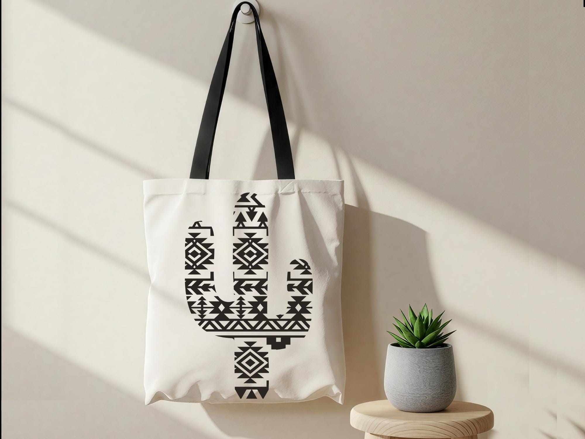 Aztec Cactus SVG Bundle, Southwestern Desert Clipart, Boho Saguaro Cut ...