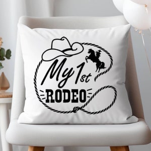My First Rodeo SVG Cut File Cowboy Svg Png for Cricut First Birthday ...