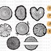 Tree Rings Svg - Etsy