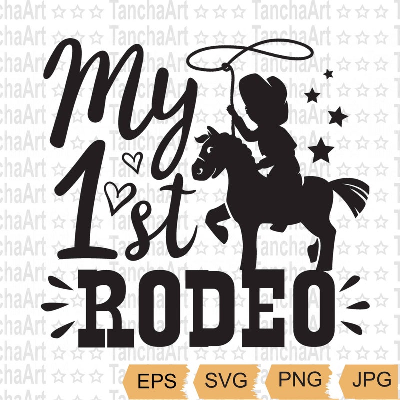 My First Rodeo Svg - Etsy