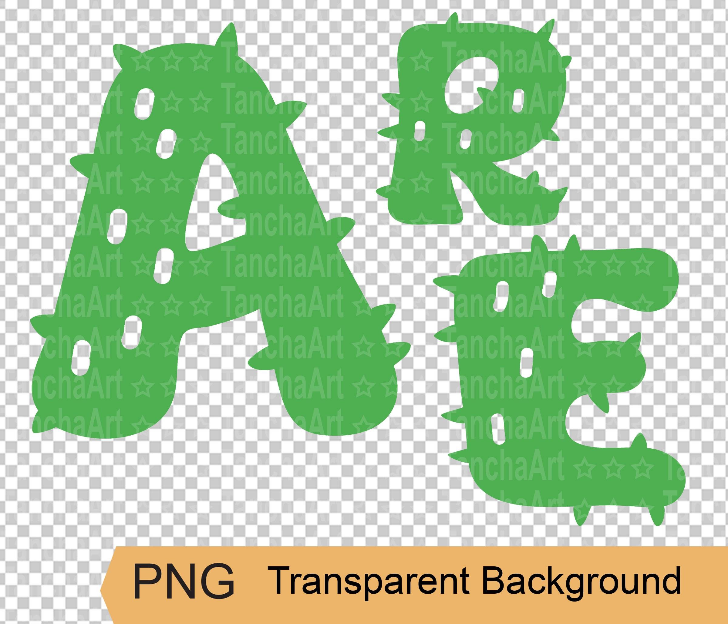 Letras de cactus svg Archivo de corte Alfabeto de cactus - Etsy México