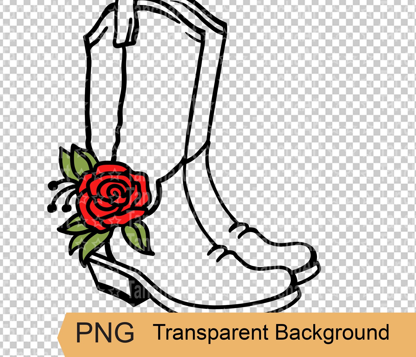 Cowboy Boots Svg File Decorated Flowers Country Wedding Svg - Etsy