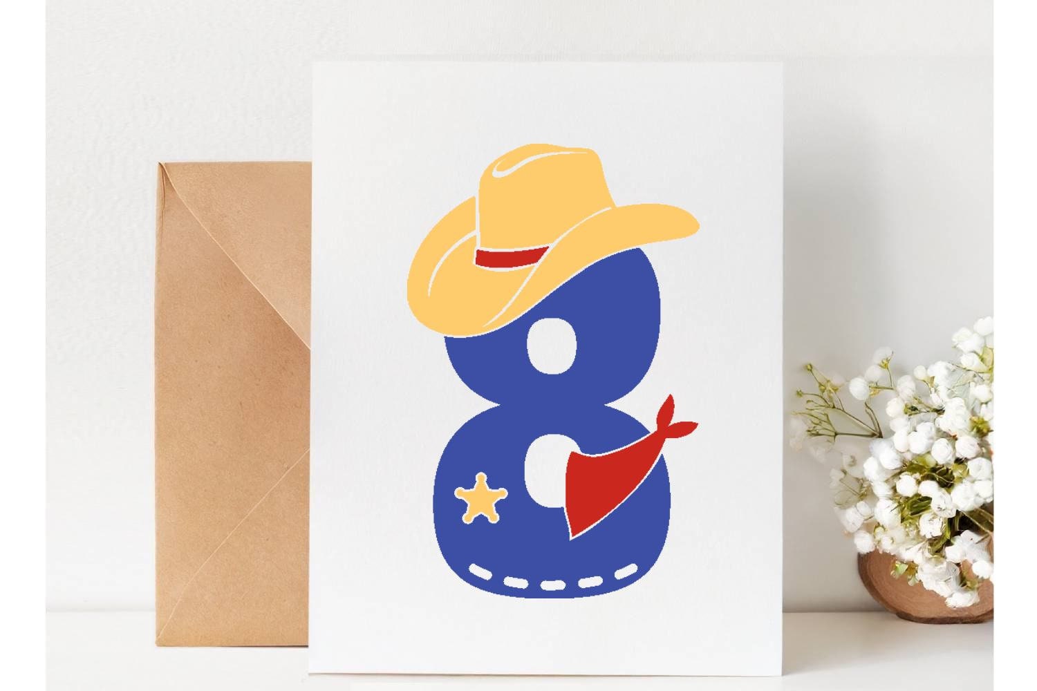 Cowboy Numbers SVG: Wild West Birthday Clipart (digital Download) - Etsy