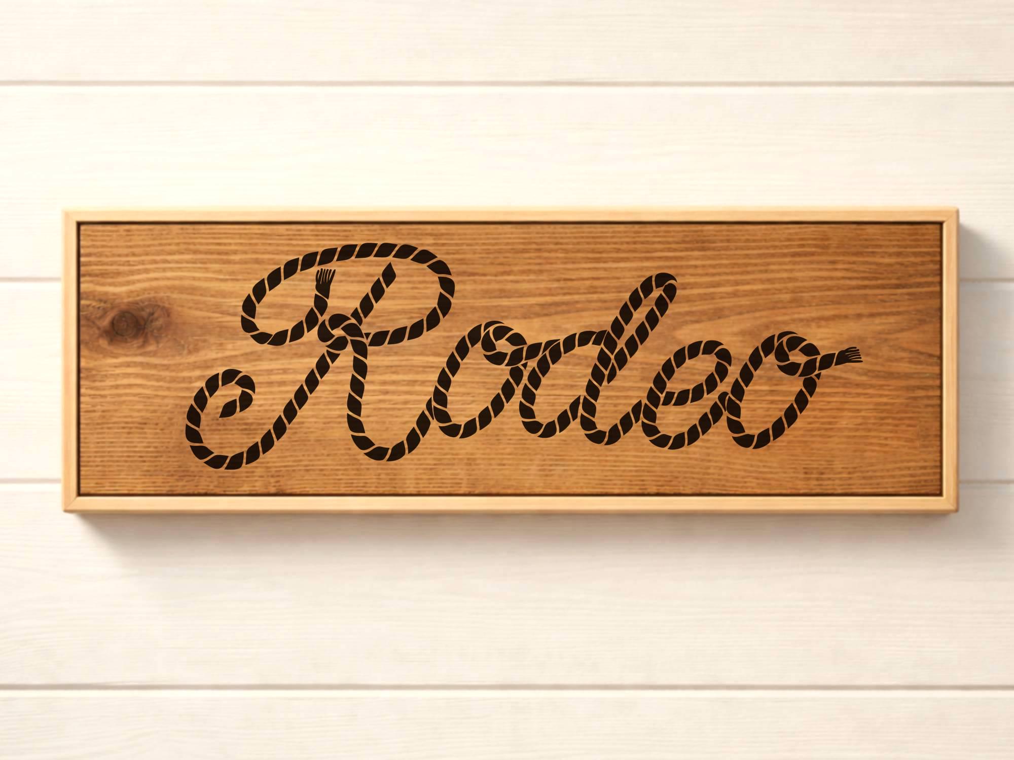 Howdy Rope SVG Bundle | First Rodeo Word | Cowboy Lasso Letters ...