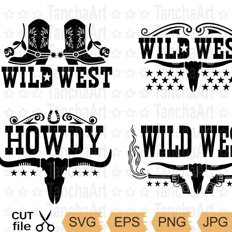 Western Svg - Etsy