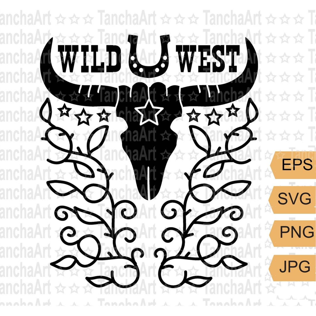 Wild West Svg Western Printable Cut File for Cricut Cowboy - Etsy Canada