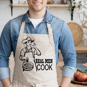Cowboy Kitchen Art SVG Chef Man Cooking Printable Cut File SVG PNG Jpg ...