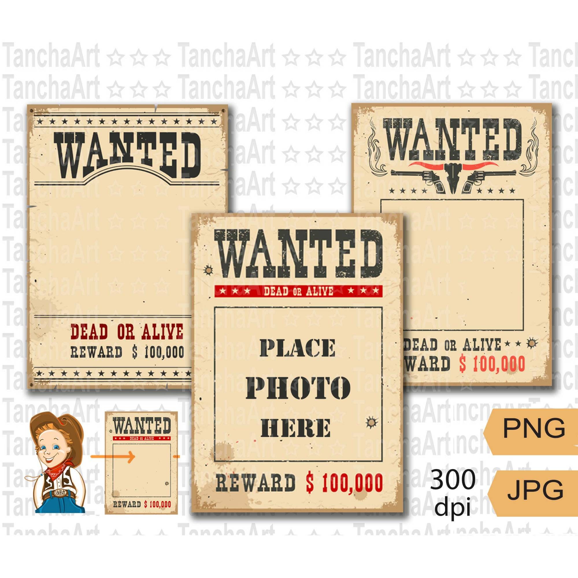 Wanted Posters Template