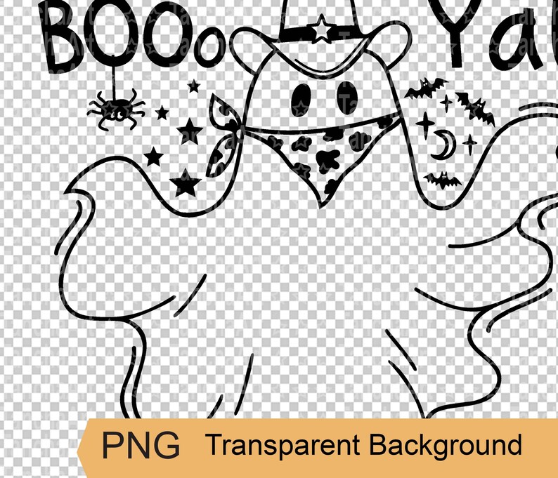 Ghost Cowboy Svg Cut File Halloween Svg Png Jpg Ghost - Etsy Canada