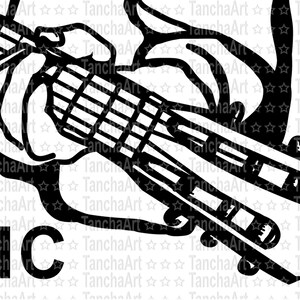 Country Music Svg Cowboy Man With Guitar Player SVG PNG EPS - Etsy