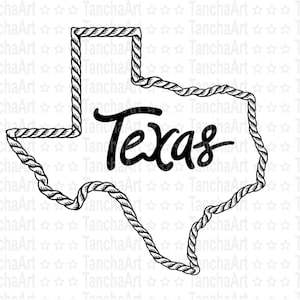 Texas SVG Bundle Texas Rope Frame Texas Cowboy Hat Cut File for Cricut ...