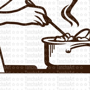 Retro Woman Cook SVG Retro Kitchen Art PNG Printable Cut File - Etsy