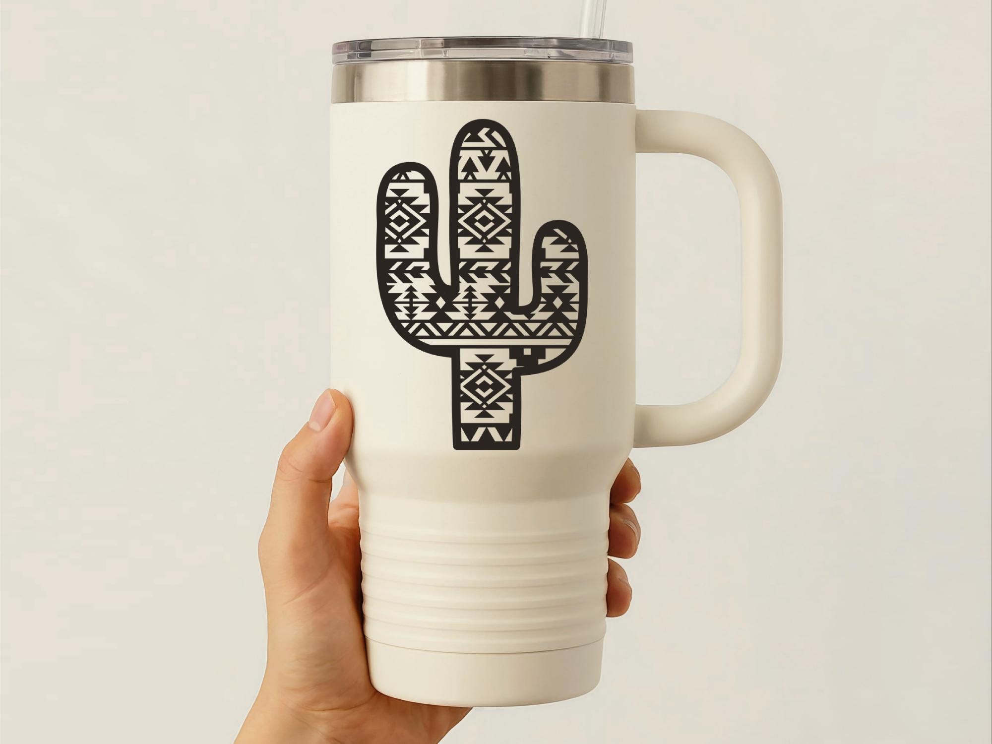 Aztec Cactus SVG Bundle, Southwestern Desert Clipart, Boho Saguaro Cut ...