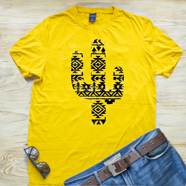 Cactus Aztec Pattern SVG Bundle Instant Download Cut File for | Etsy