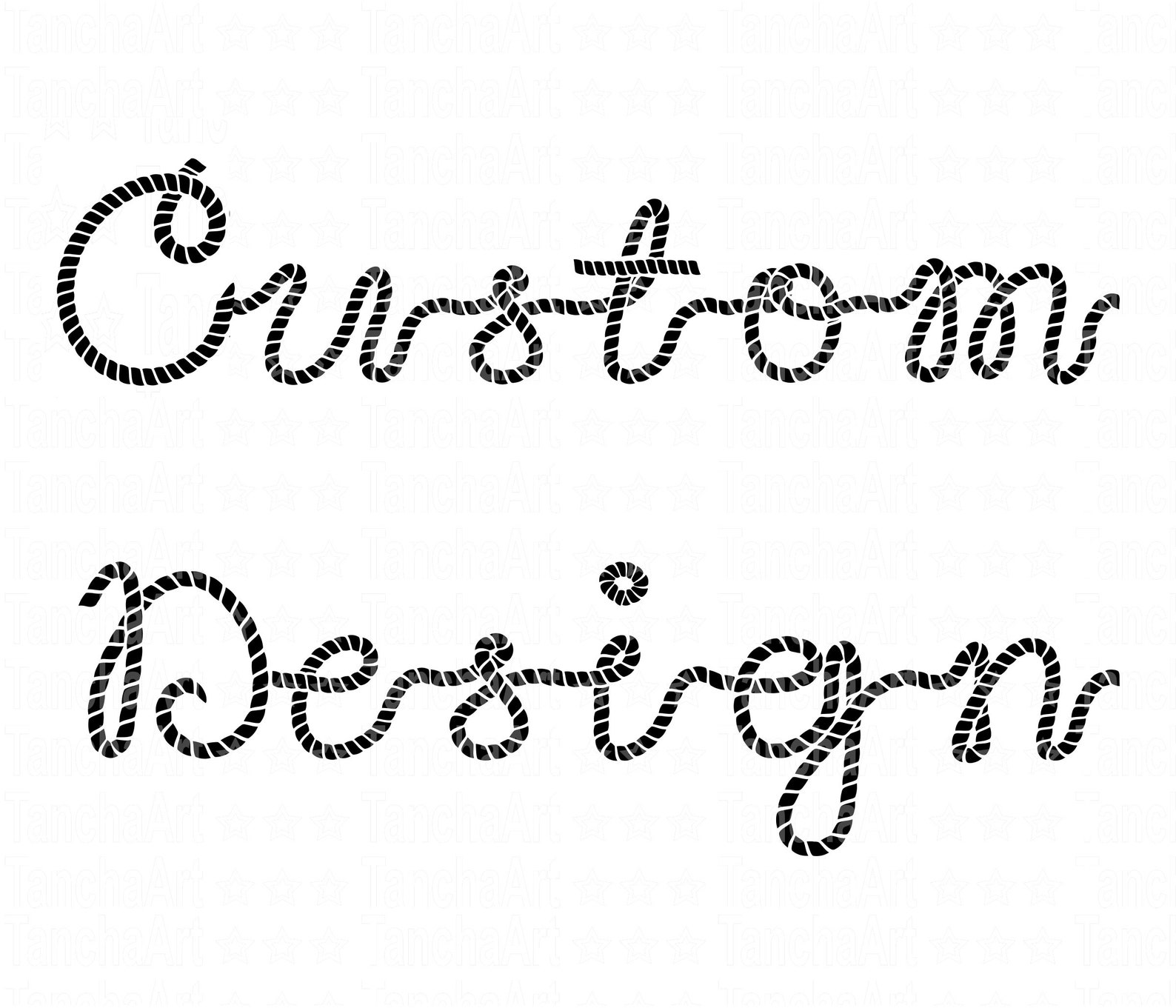 Rope Alphabet Letters SVG Cowboy Alphabet Cutting Files - Etsy