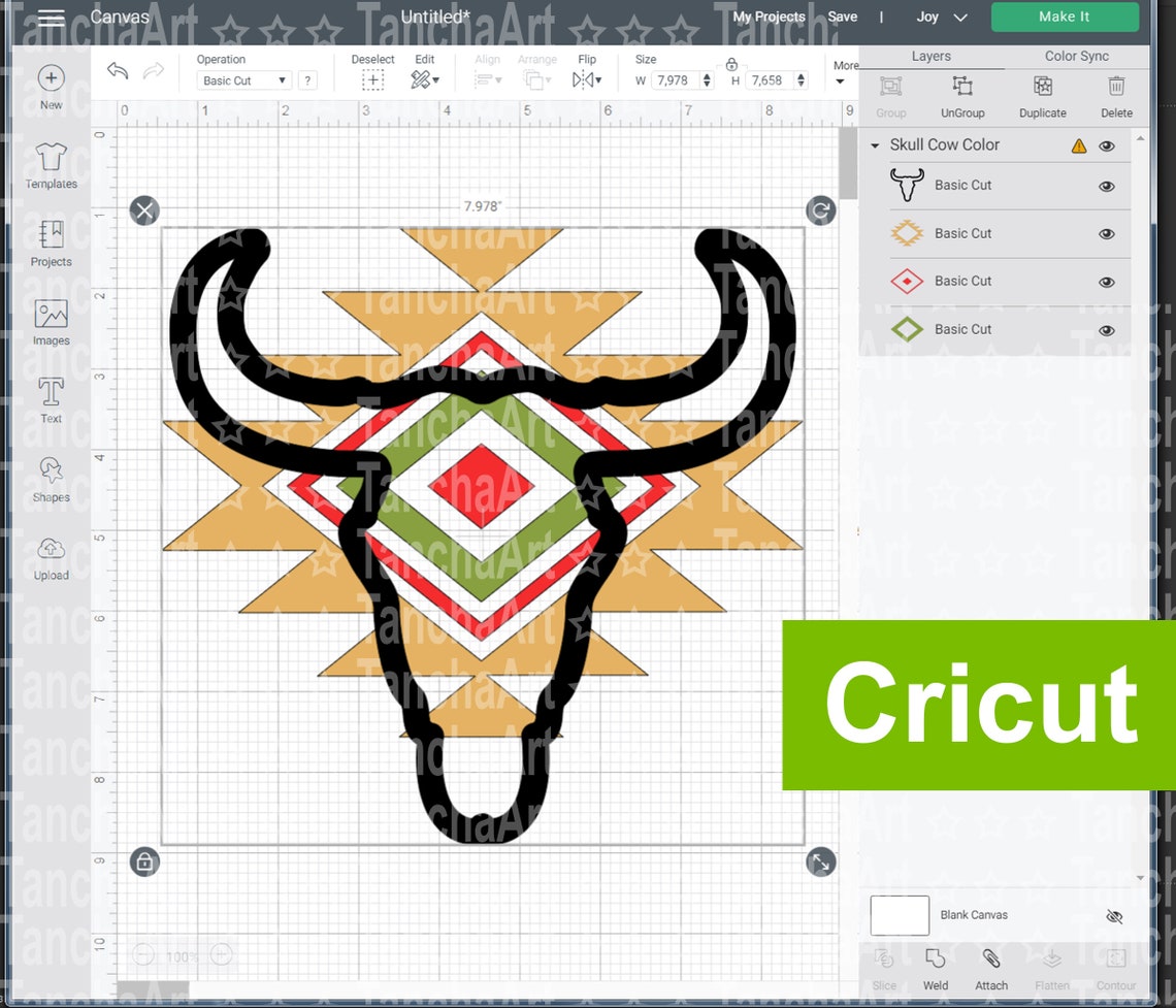 Cow Skull Aztec Pattern SVG Cow Skull Bundle Print Art Cut | Etsy