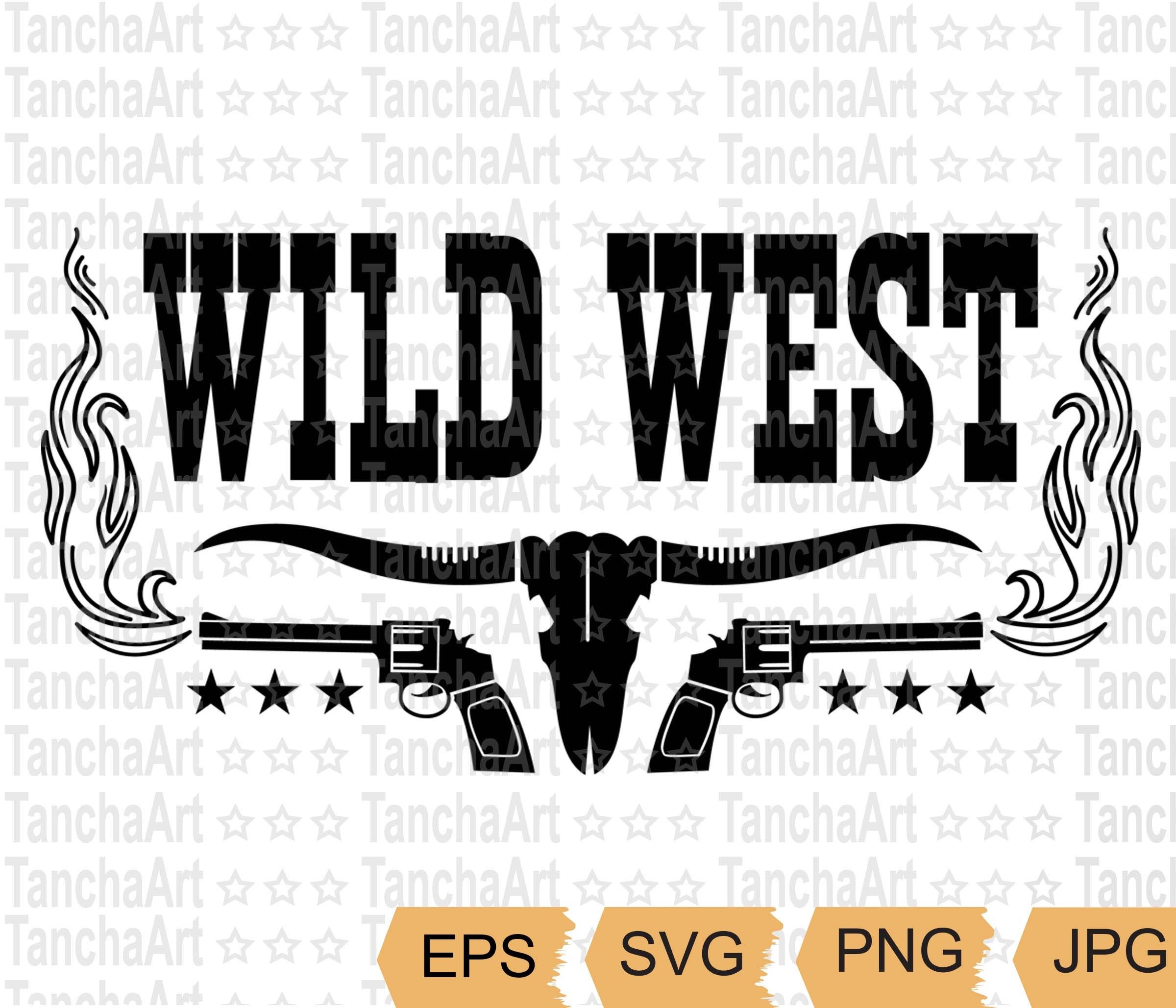 Wild West Svg Western Printable Cut File for Cricut Cowboy - Etsy Denmark