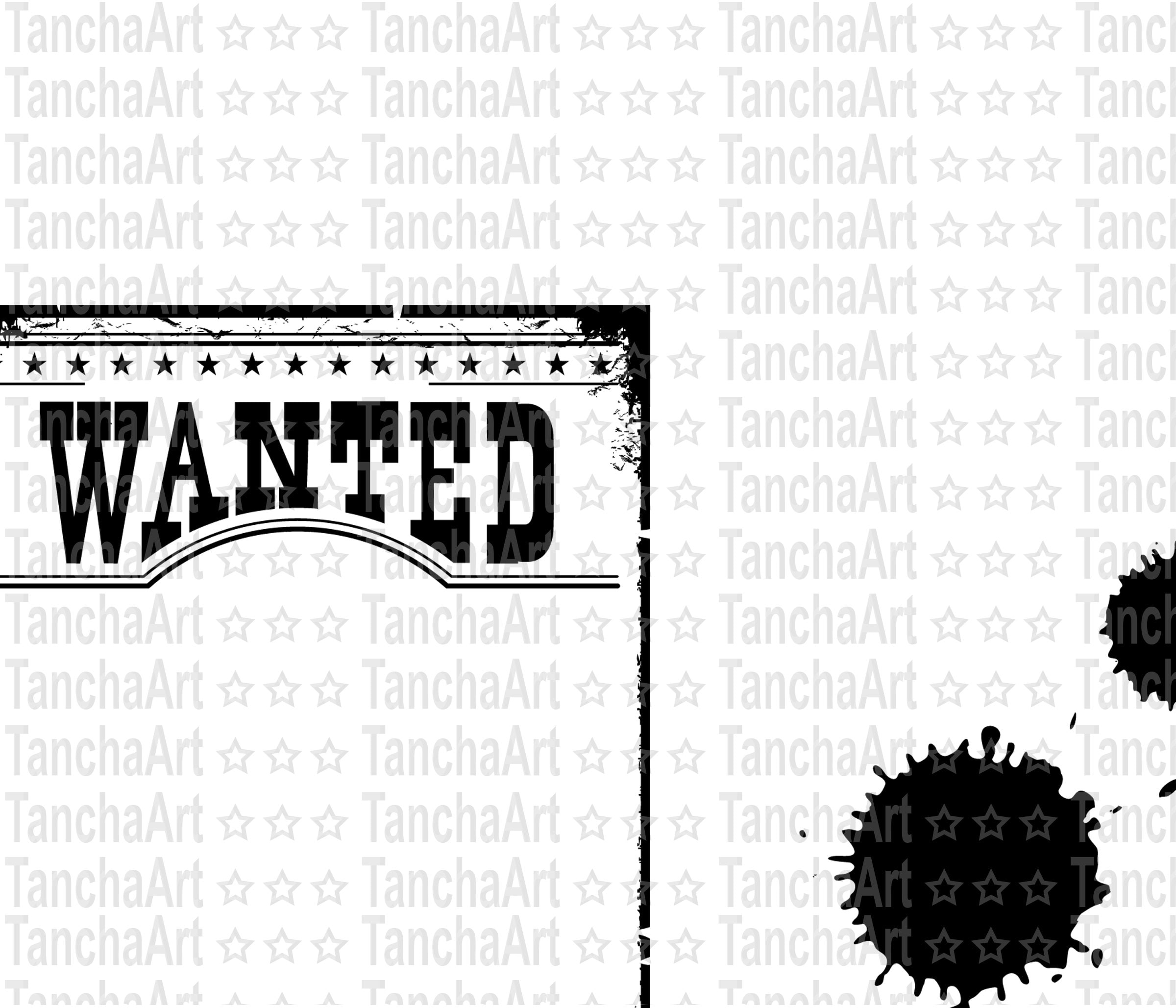 Wanted Poster SVG Wanted Frame for Portrait Bundle Wanted - Etsy UK