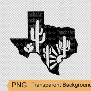 Texas Svg Bundle Texas Cactuses Cut File for Cricut Texas Map Printable ...
