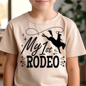 My First Rodeo SVG Cut File Cowboy Svg Png for Cricut First Birthday ...