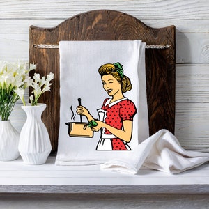 Retro Woman Chef Printable Cut File SVG PNG Pin up Housewife in the ...