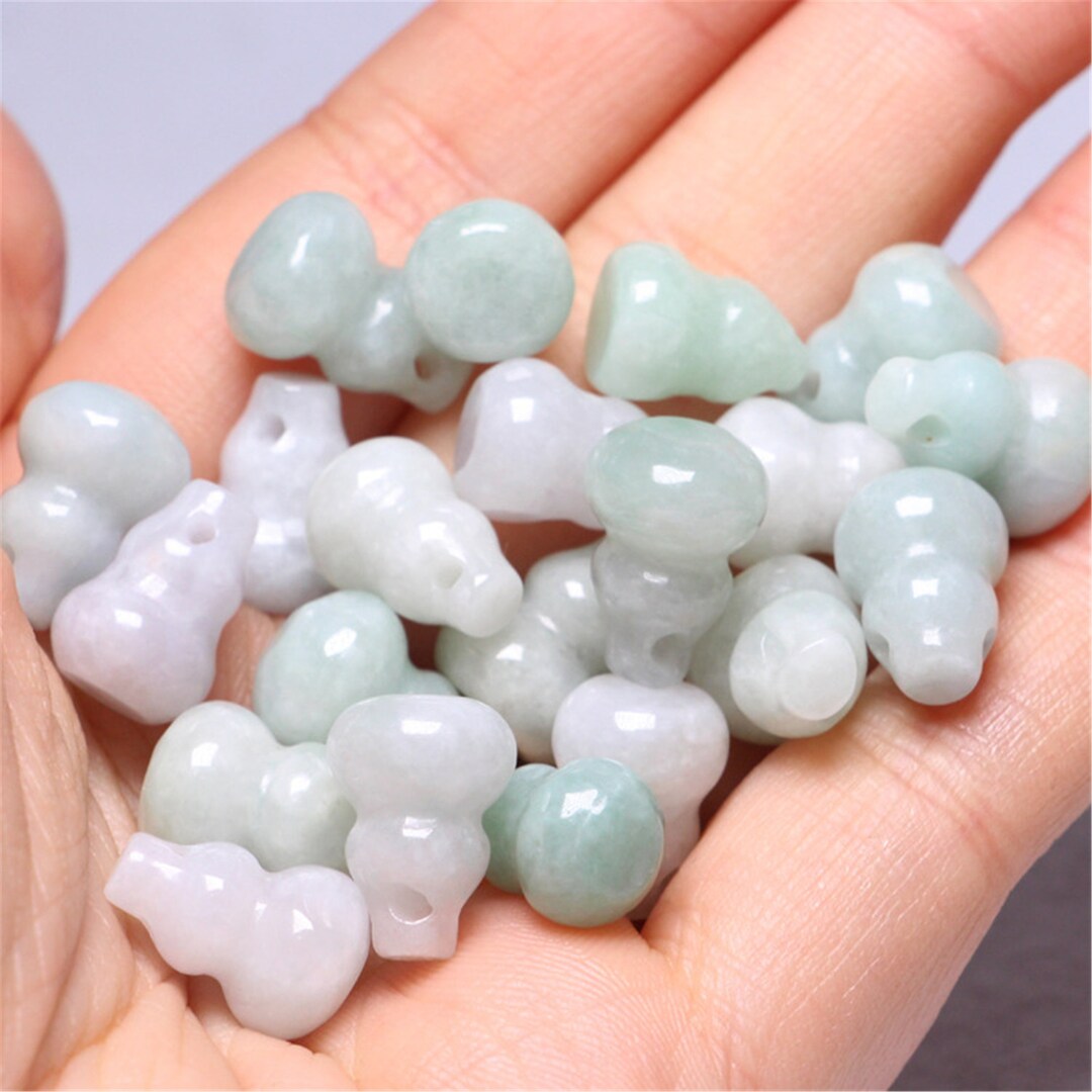10PCS 10x14mm Grade A Jade Calabash Beads Type A Stone ICY - Etsy