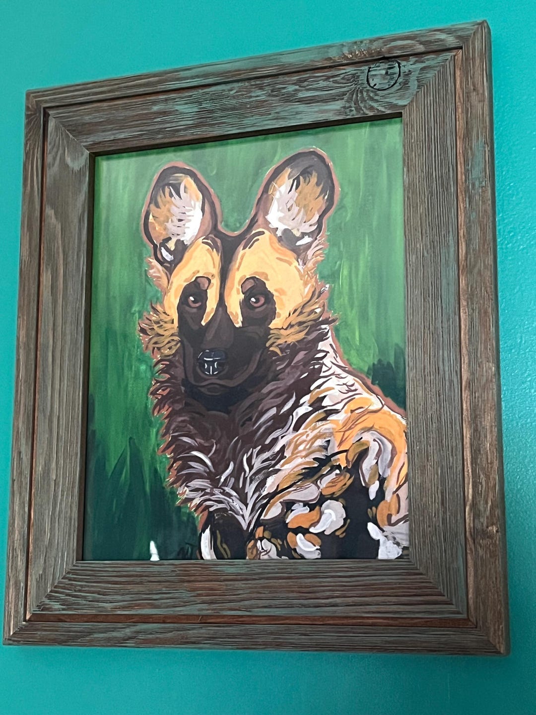 African Painted Dog | Art Print | 8x10 Size | Printed on Premium ...