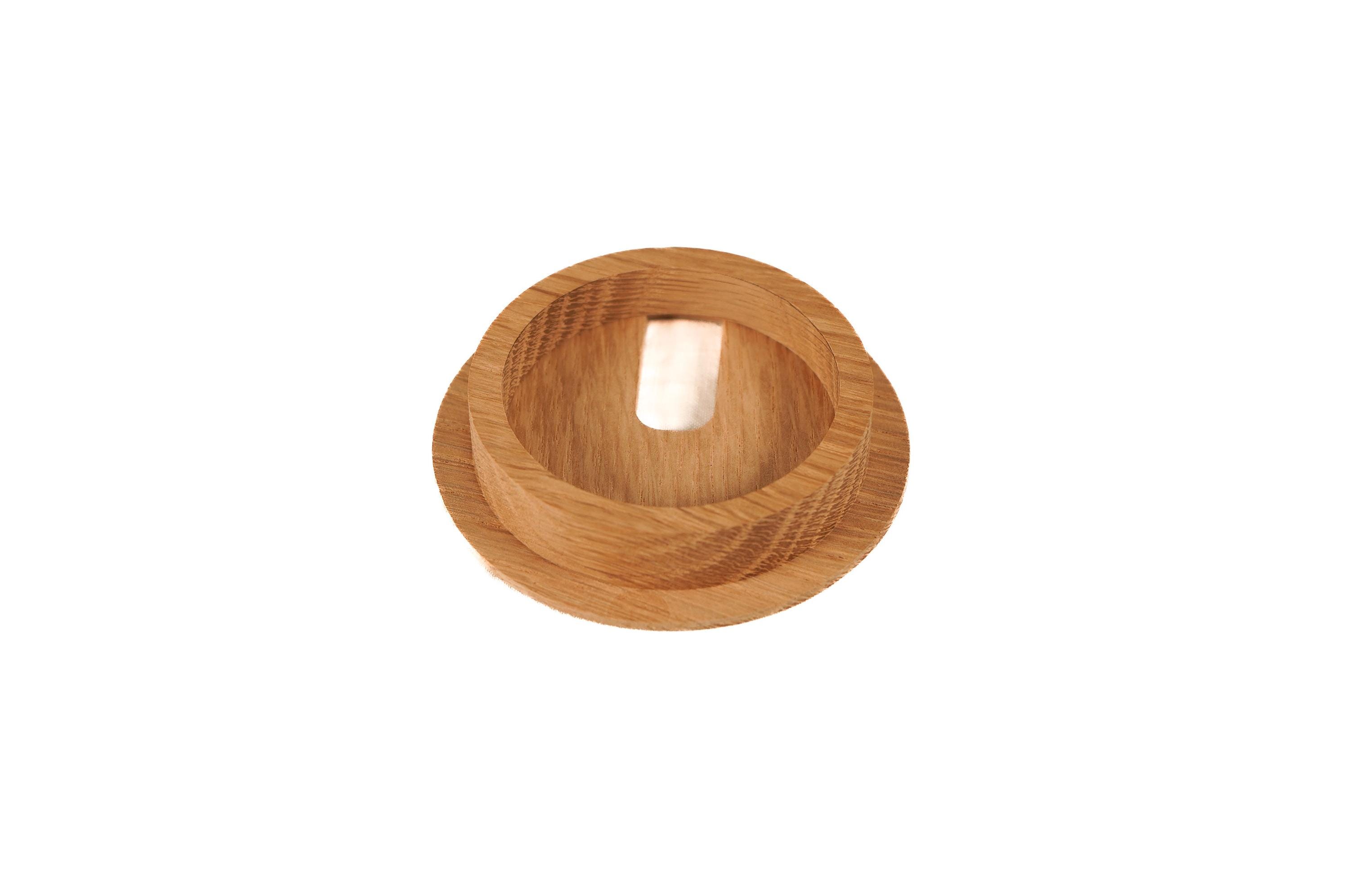 White Oak Wood Desk Cable Grommet: 2 1/4" or 2 1/2". 2 Piece Style - Etsy