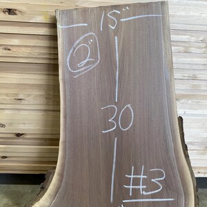Kiln Dried Live Edge Walnut End Table Epoxy Slab 2 Inch Thick Kiln ...