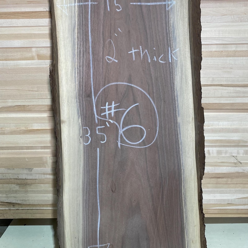 Walnut Console Table Slab - Etsy