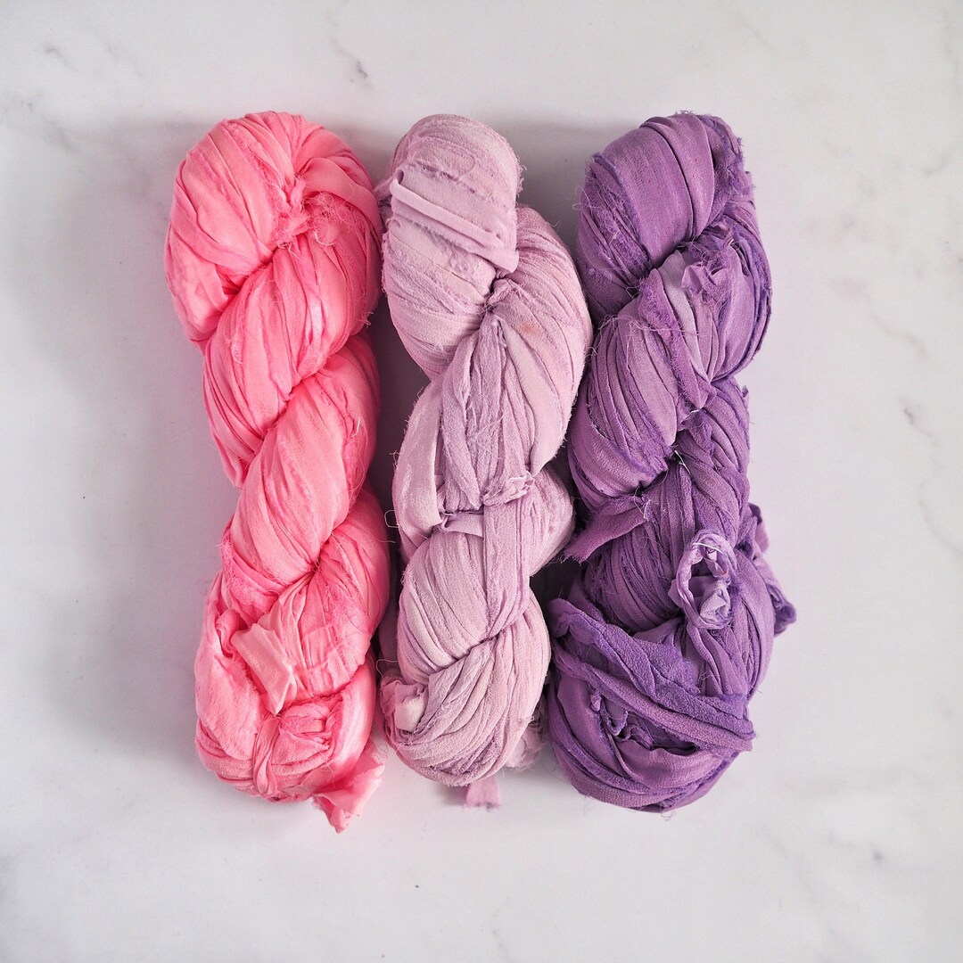 Recycled Chiffon Ribbon 3 Colours Available Great for - Etsy UK