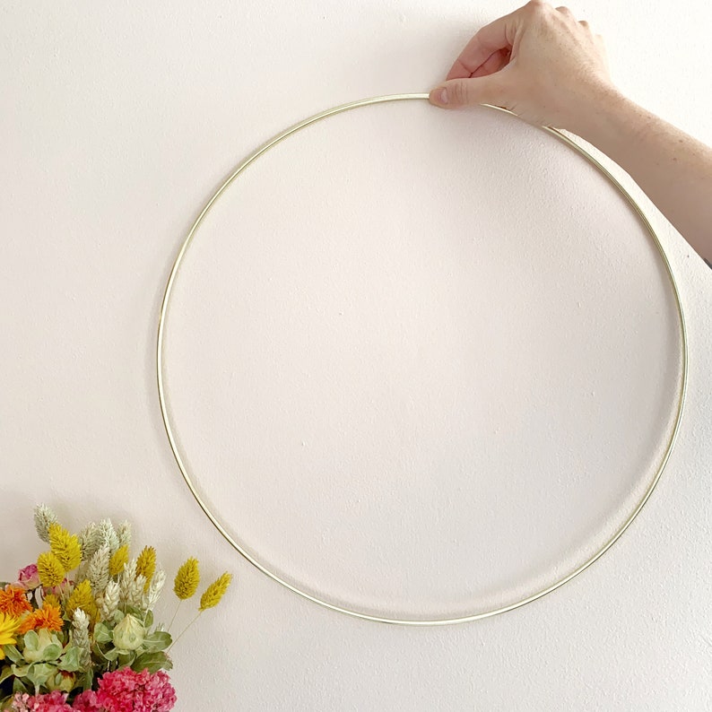 Metal Hoop 4 Sizes Available Perfect for Christmas - Etsy