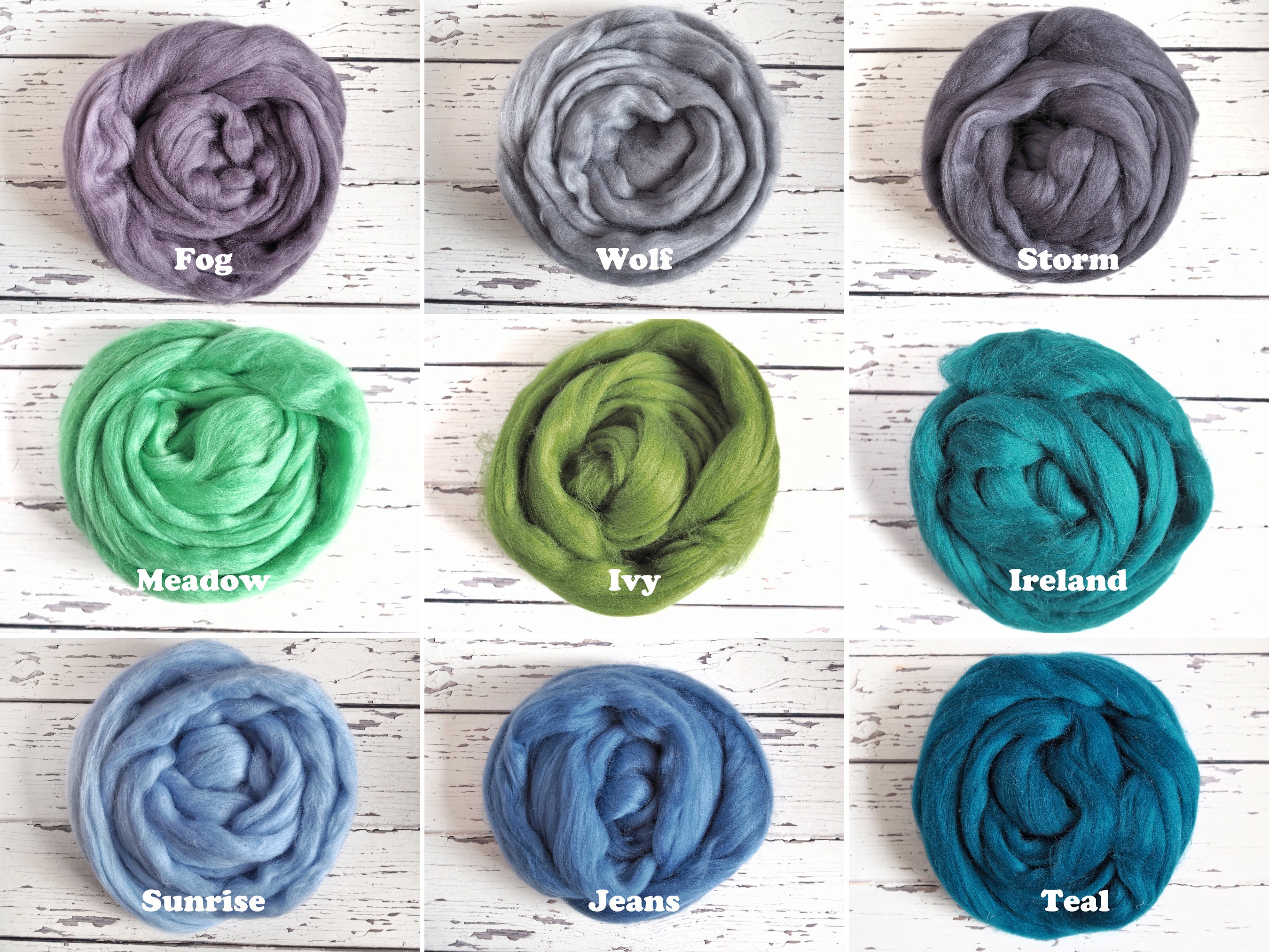 Soft Merino Wool Roving: 19 Micron Fiber for Spinning, Felting ...