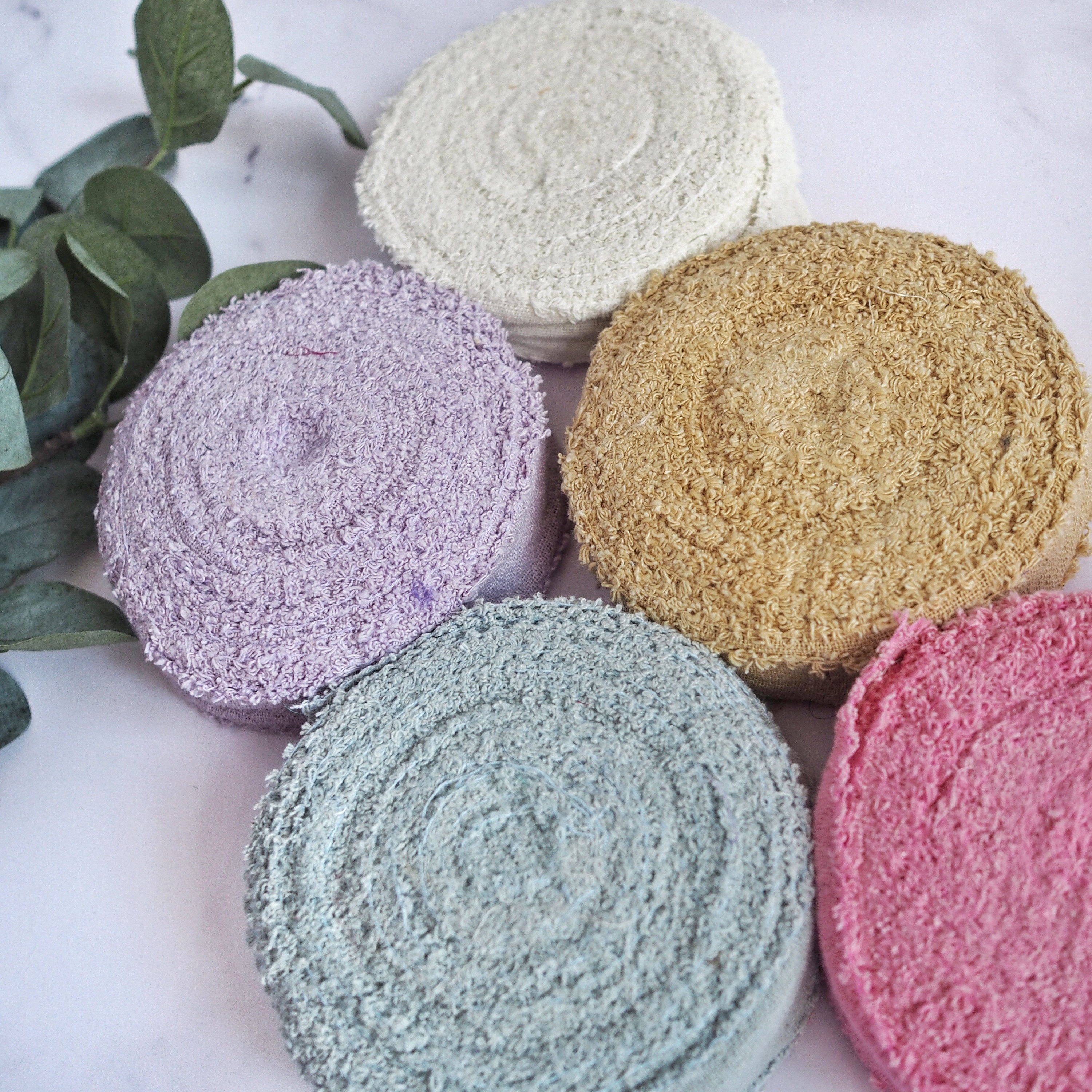 Recycled Cotton Ribbon Rolls Great for Weaving Macrame | Etsy UK