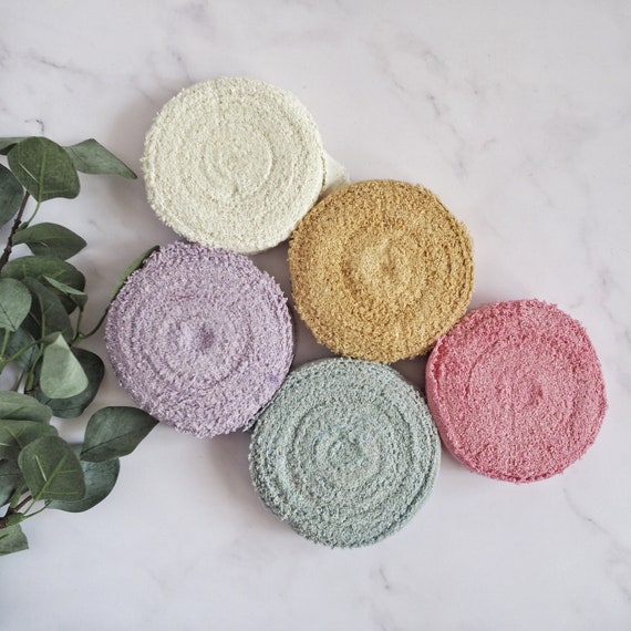 Recycled Cotton Ribbon Rolls Great for Weaving Macrame | Etsy UK