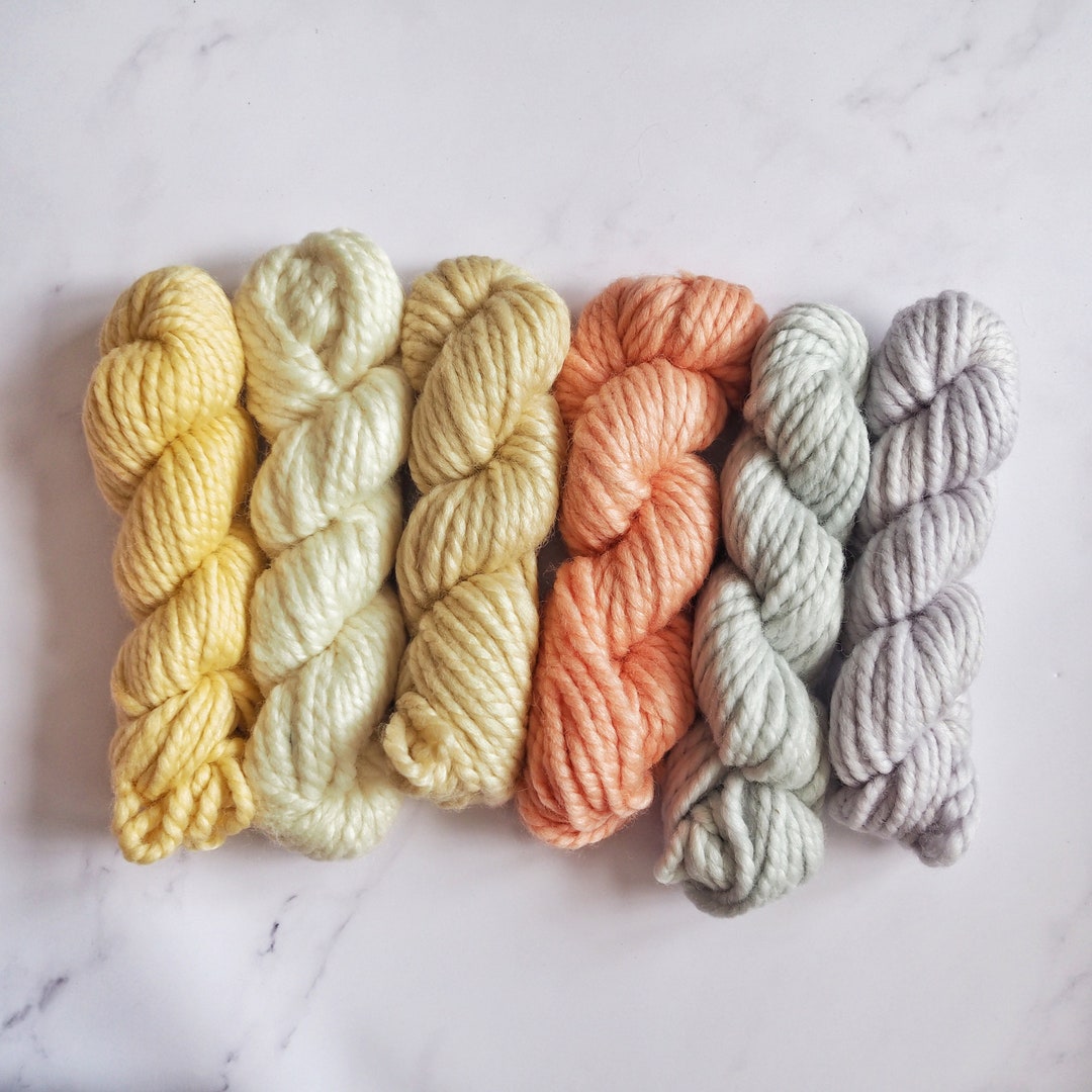 Merino Wool Art Yarn 2 Ply Weaving, Knitting, Crochet Hand Spun Hand ...