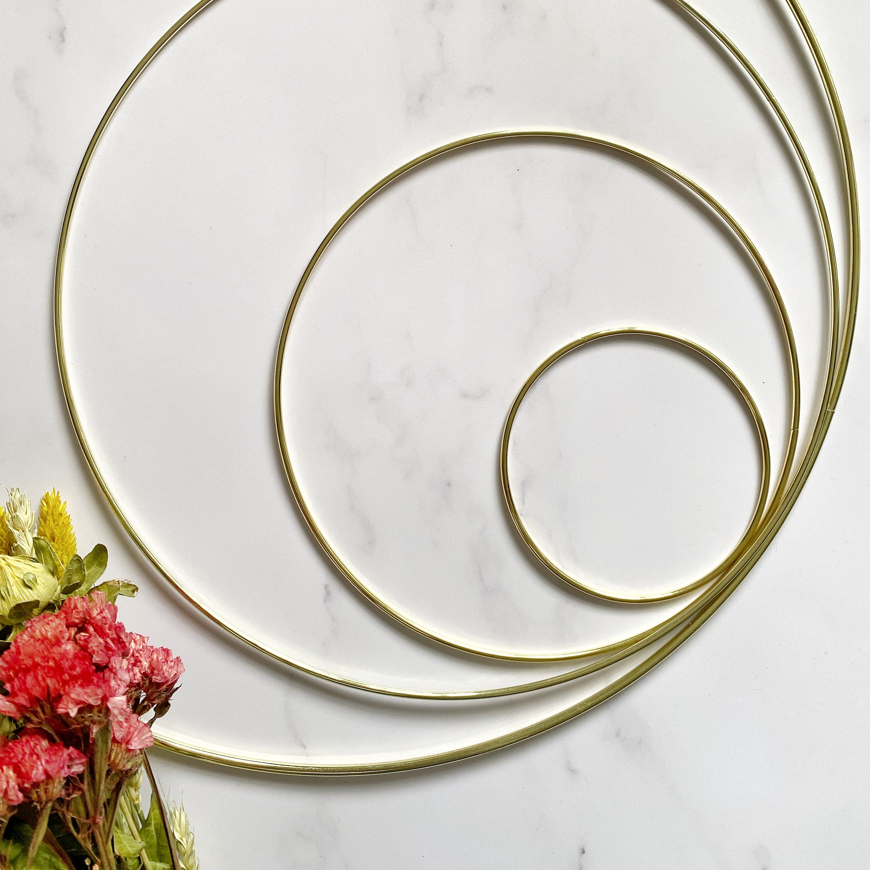 Metal Hoop 4 Sizes Available Perfect for Christmas - Etsy