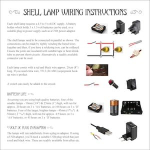 Miniature LED Shell Footlight - Etsy