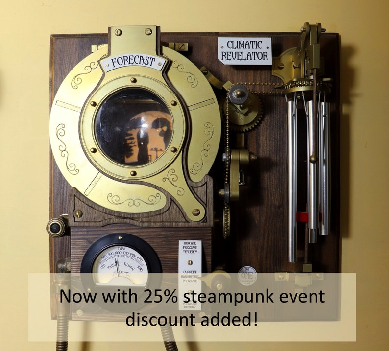 The Climatic Revelator Working Steampunk Weather Forecast - Etsy UK