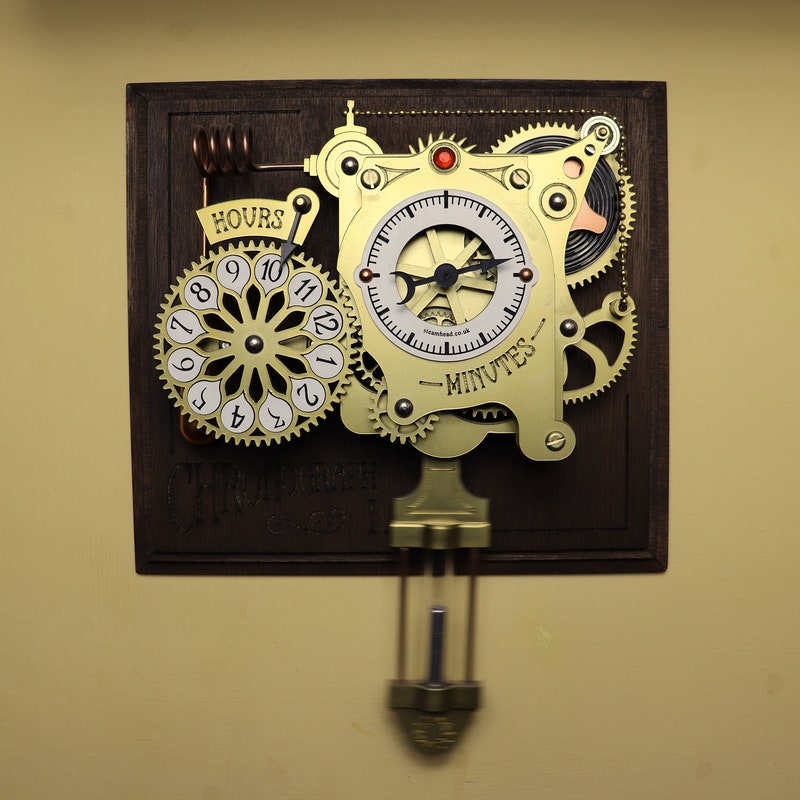 Mechanical Wooden Clock Kits - Etsy UK
