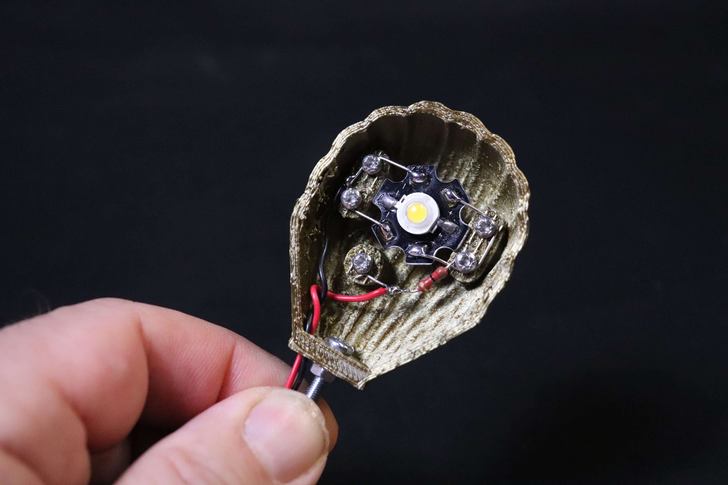 Miniature LED Shell Footlight - Etsy