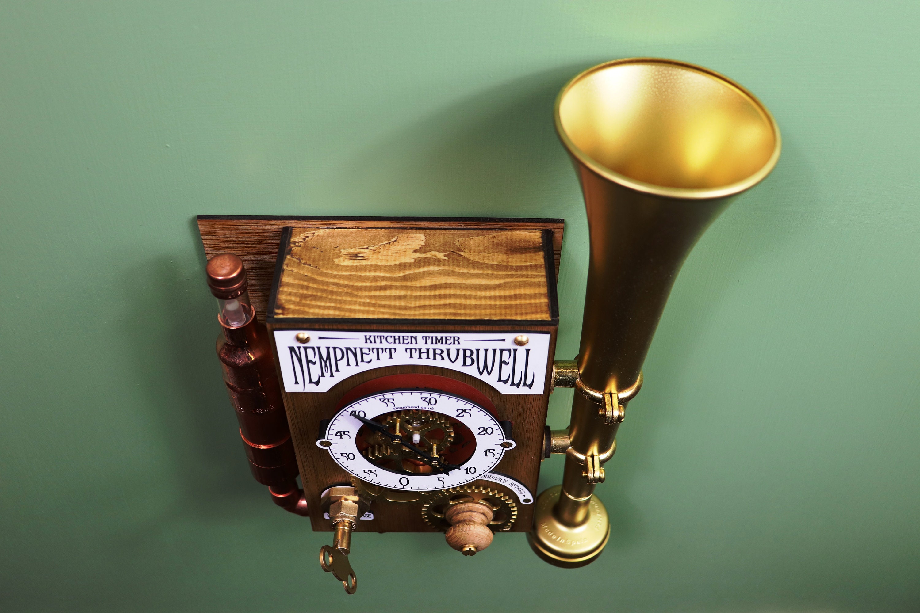 The Nempnett Thrubwell Steampunk Kitchen Timer Kit - Etsy UK